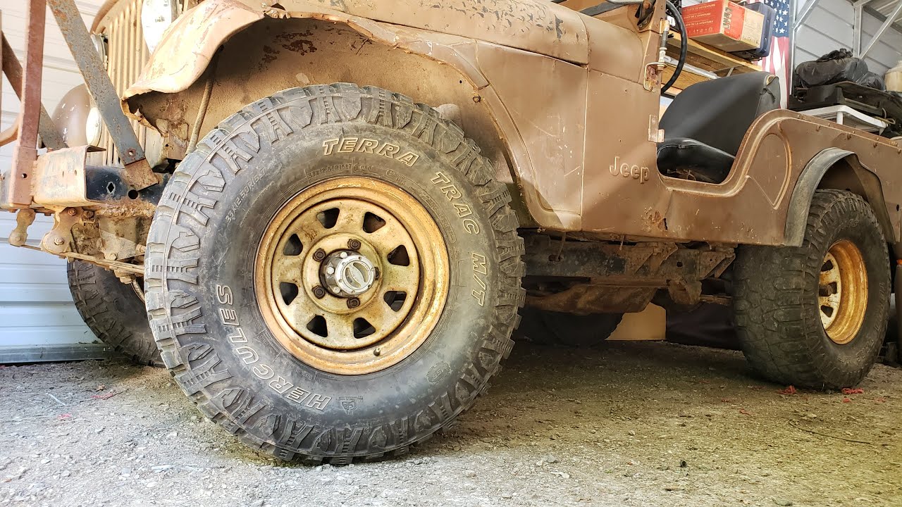 79 Jeep CJ with 33" tires? will it work - YouTube