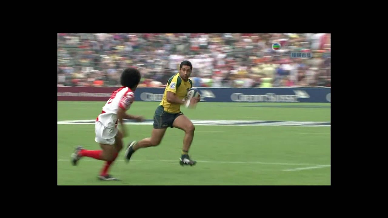 2010 Hong Kong IRB Sevens World Series Rugby Australia VS Tonga 2/2 ...