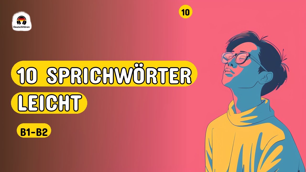 Verbessere dein Deutsch: 7 Wichtige Sprichwörter - YouTube