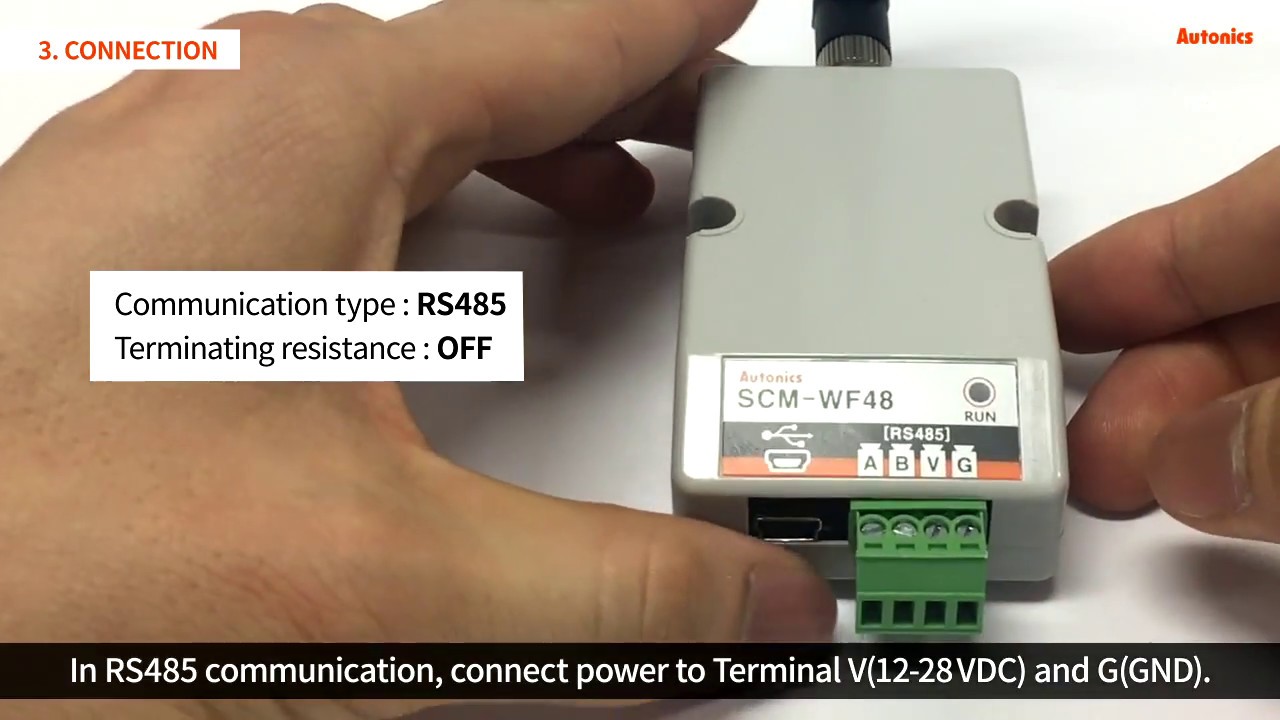Autonics Tutorial : Wireless Communication Converter SCM-WF48 - YouTube