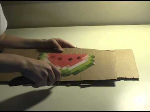 How to make - Minecraft watermelon cutout - YouTube