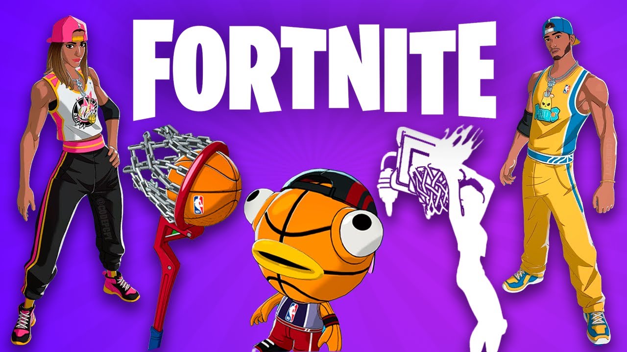 FORTNITE x NBA – NUEVAS SKINS DE ANIME - YouTube
