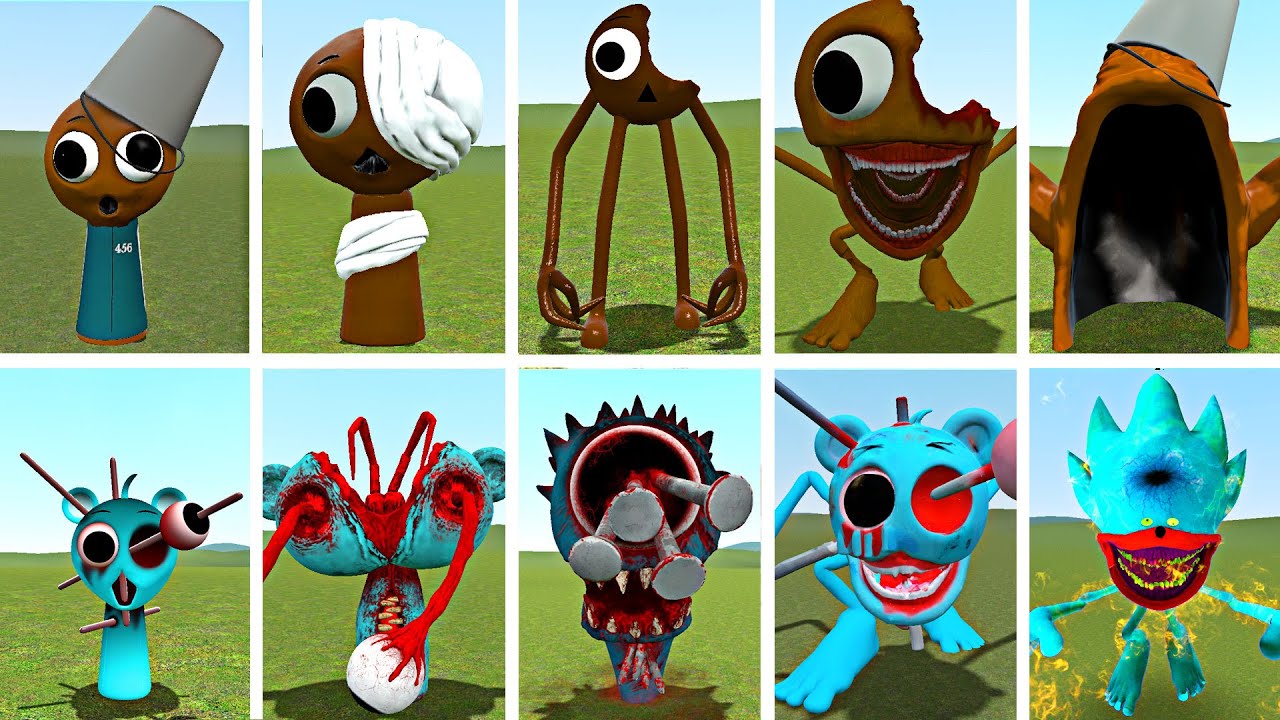 NEW EVOLUTION & CURSED SPRUNKI BRUD vs SPRUNKI SKY | HORROR BATTLE ...