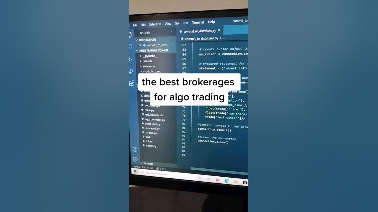 best stock brokers for algo trading 🔥 #algotrading #tradingbot - YouTube