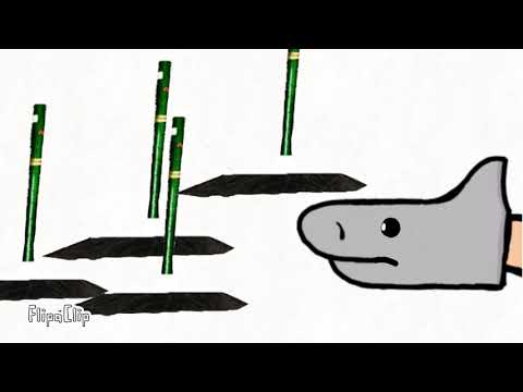 Shark Puppet Animation - SHARK PUPPET DOES THE BROOM CHALLENGE!!!!!
