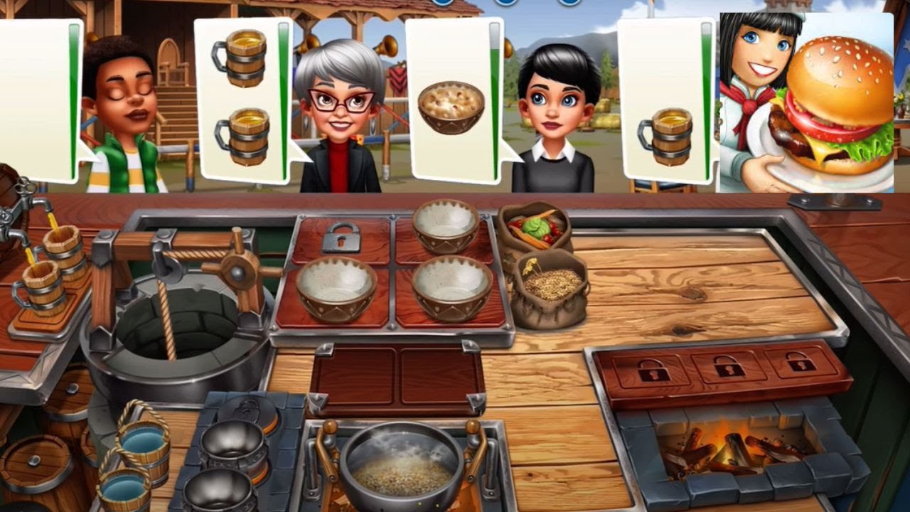 Cooking Fever - The Medieval Fair [level 10] 🍺 - YouTube