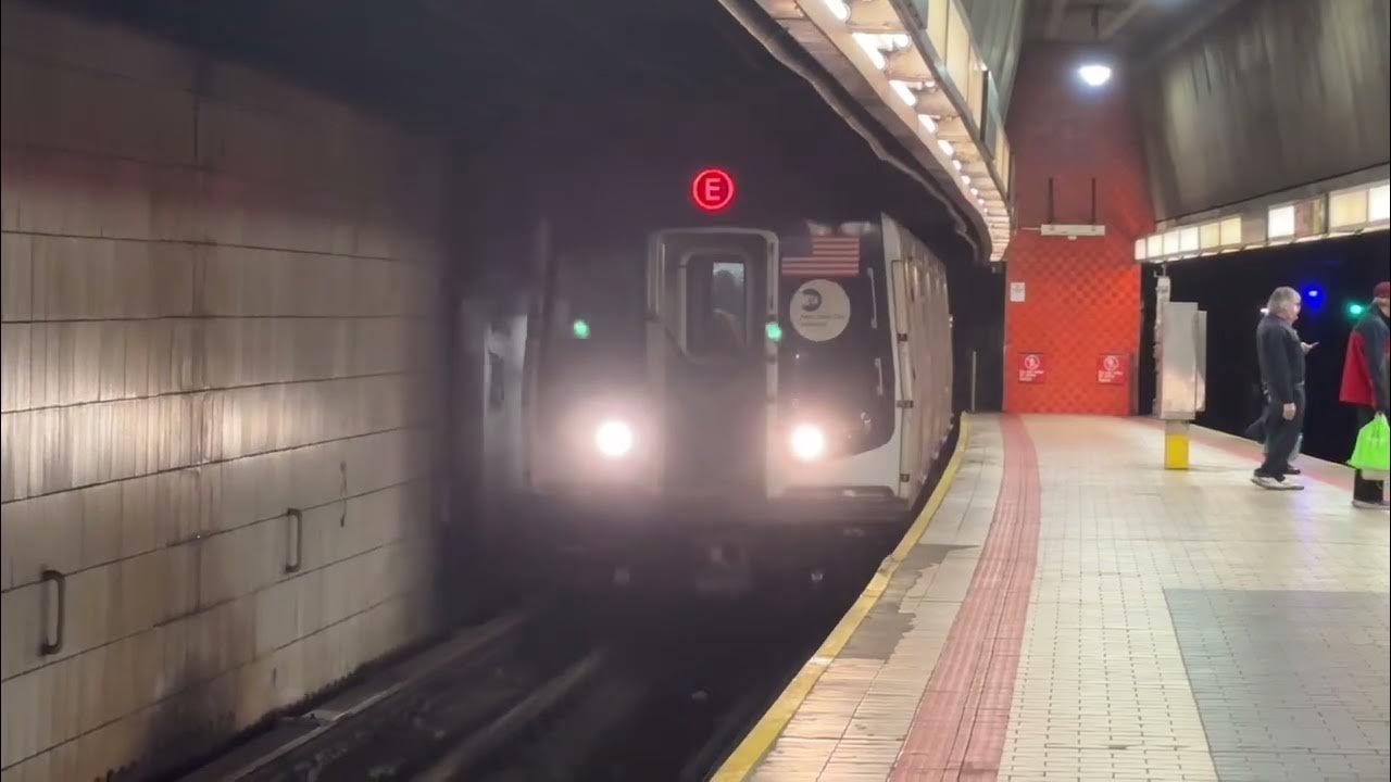NYC Subway: Alstom R160A E Train @ Sutphin Blvd/Archer Ave JFK - YouTube