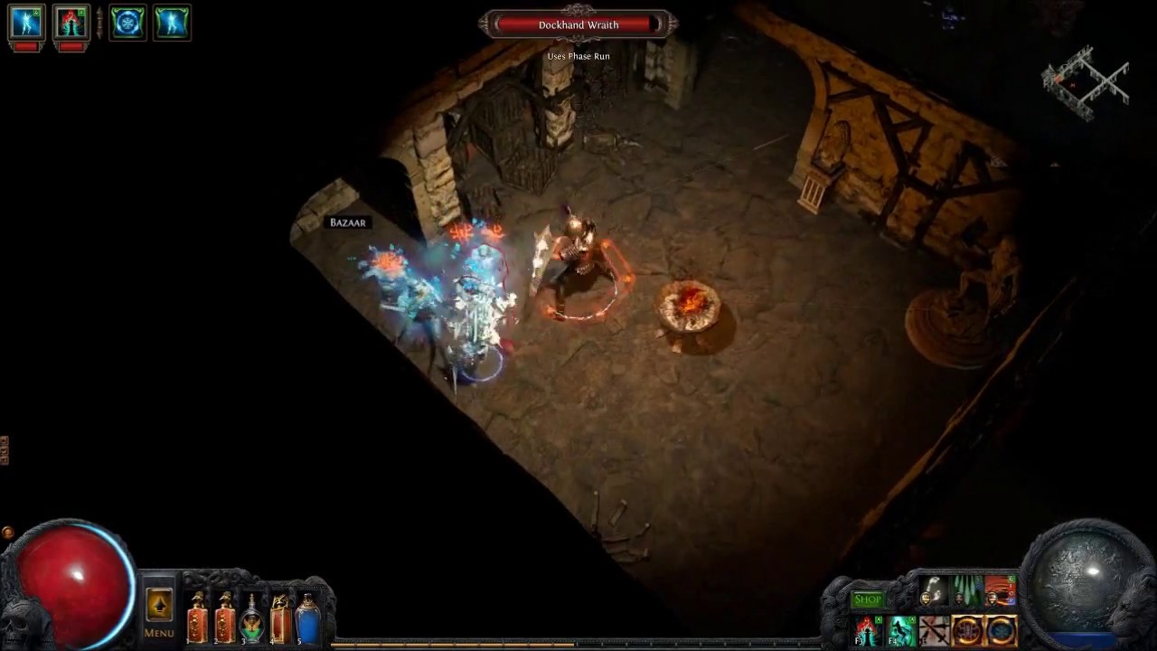 POE 2.4 Tier 11 Bazaar Map Boss Ancient Scupture Boss - YouTube