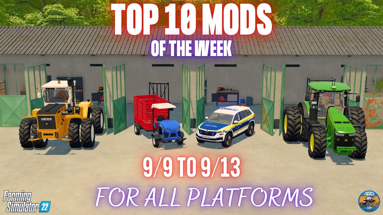 TOP 10 MODS OF THE WEEK - Farming Simulator 22 - YouTube