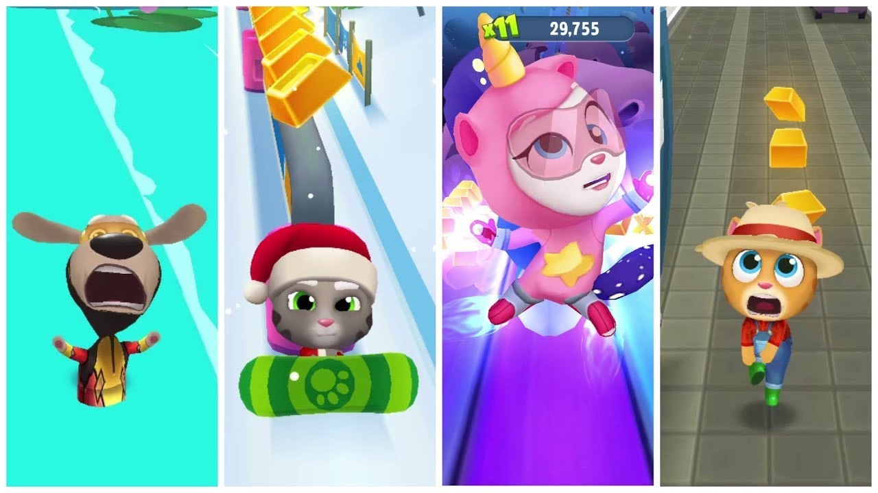 Talking Tom Gold Run - All Best Funny Fails - YouTube