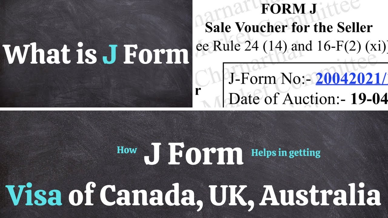 What is J Form - YouTube