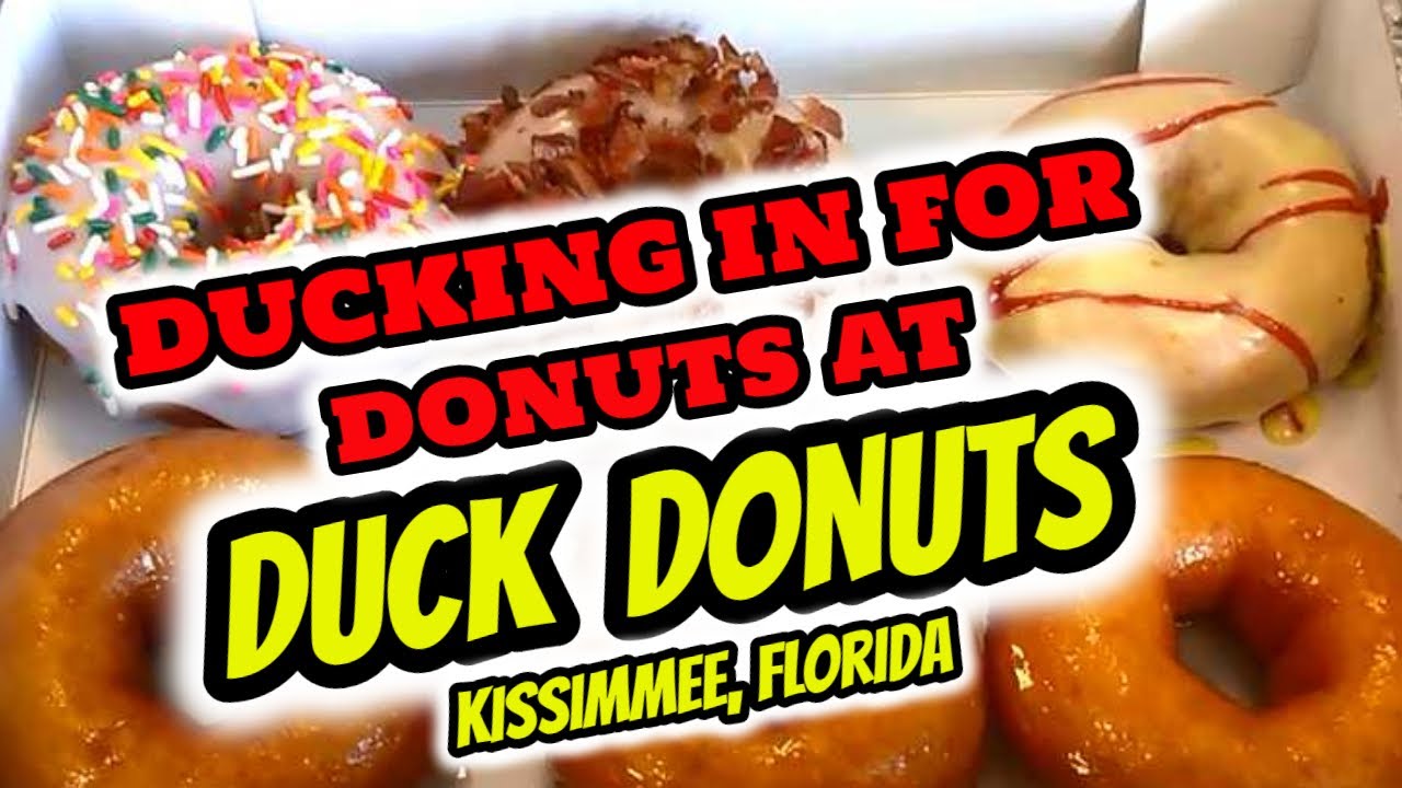Ducking in for Donuts at Duck Donuts in Kissimmee, Florida - YouTube
