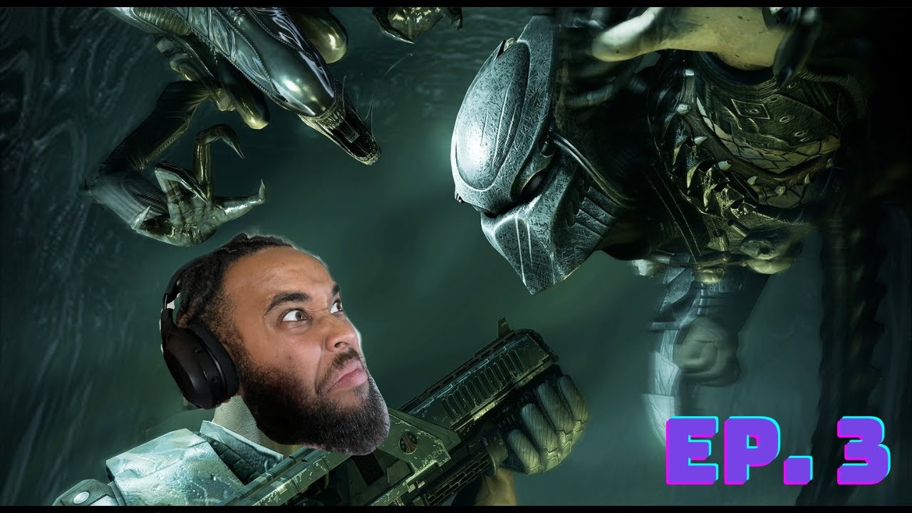 1v1 ME BRO!!! - ALIENS VS PREDATOR MARINE CAMPAIGN EPISODE 3 - YouTube