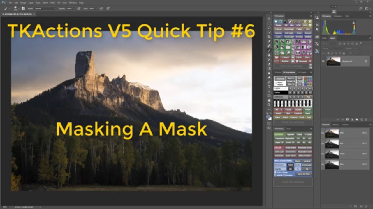 TKActions V5 Quick Tip # 6 - Masking A Mask - YouTube