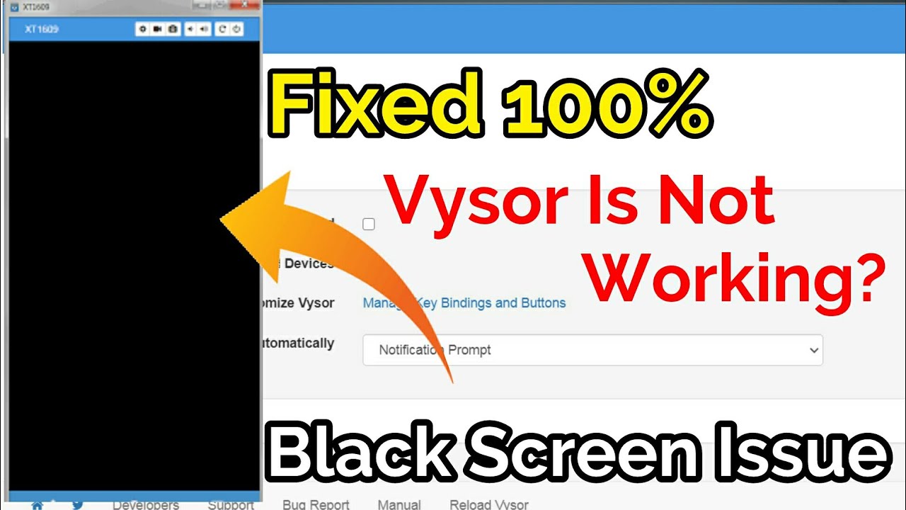 How To Fix Vysor Black Screen Issue | Vysro Is Not Working Fixed 100% ...