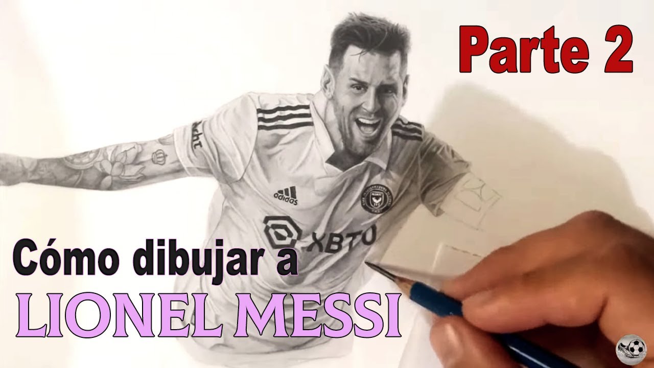 🔴 Dibujando a LIONEL MESSI 🇦🇷 en el Inter Miami en TIEMPO REAL / parte ...