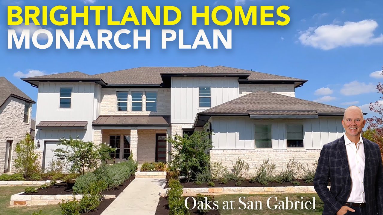 Monarch Model Home Tour by Brightland Homes | Oaks at San Gabriel ...
