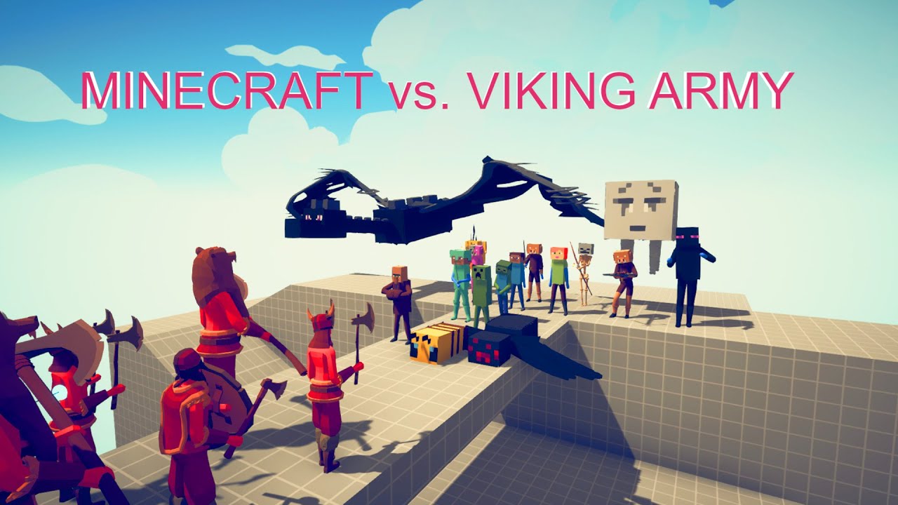 MINECRAFT ARMY vs. VIKING ARMY | TABS - Totally Accurate Battle ...