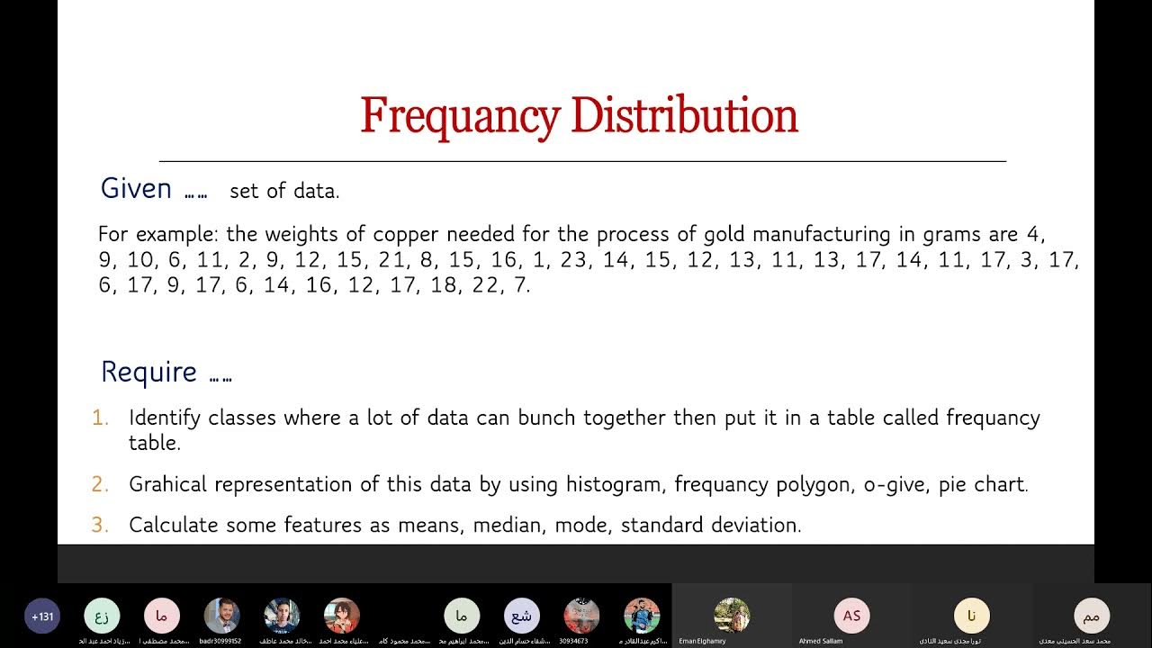 Lecture 1 statistics - YouTube