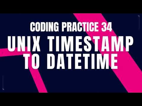 UNIX Timestamp to DateTime Problem: Step-by-Step Guide Code & Debugging ...