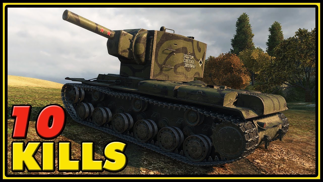 KV-2 - 10 Kills - World of Tanks Gameplay - YouTube