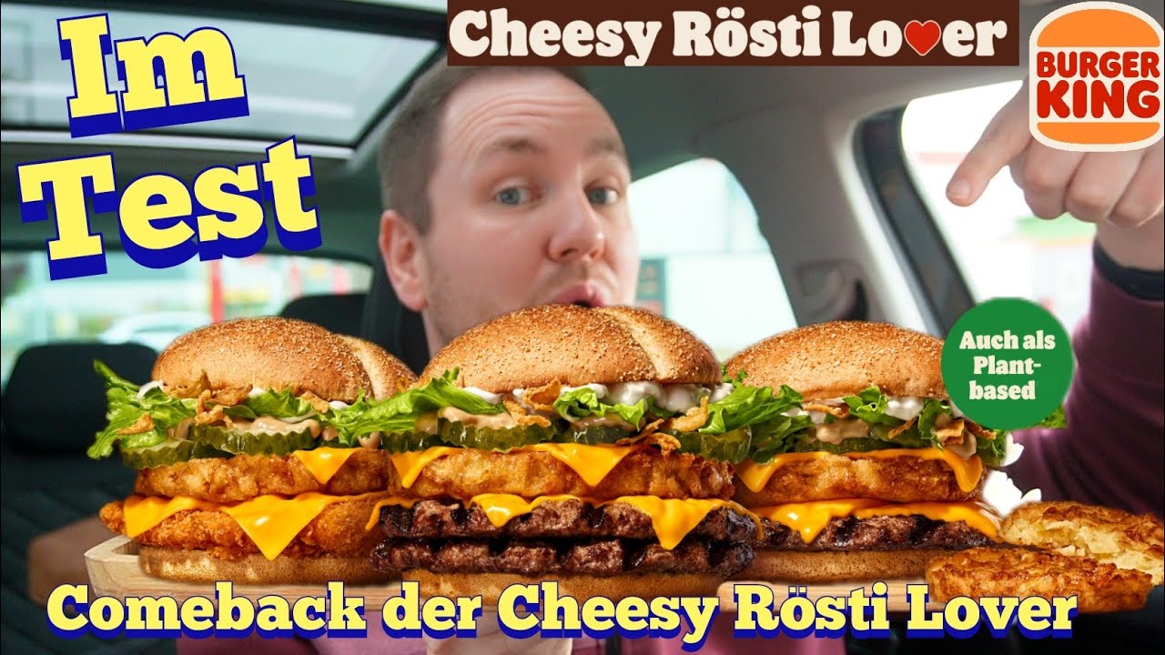 Burger King Cheesy Rösti Lover Comeback 2023 Im Test Youtube