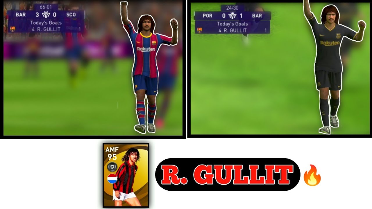 R. gullit unexpected😱 goal in pes 2021• R. gullit in pes 2021 - YouTube