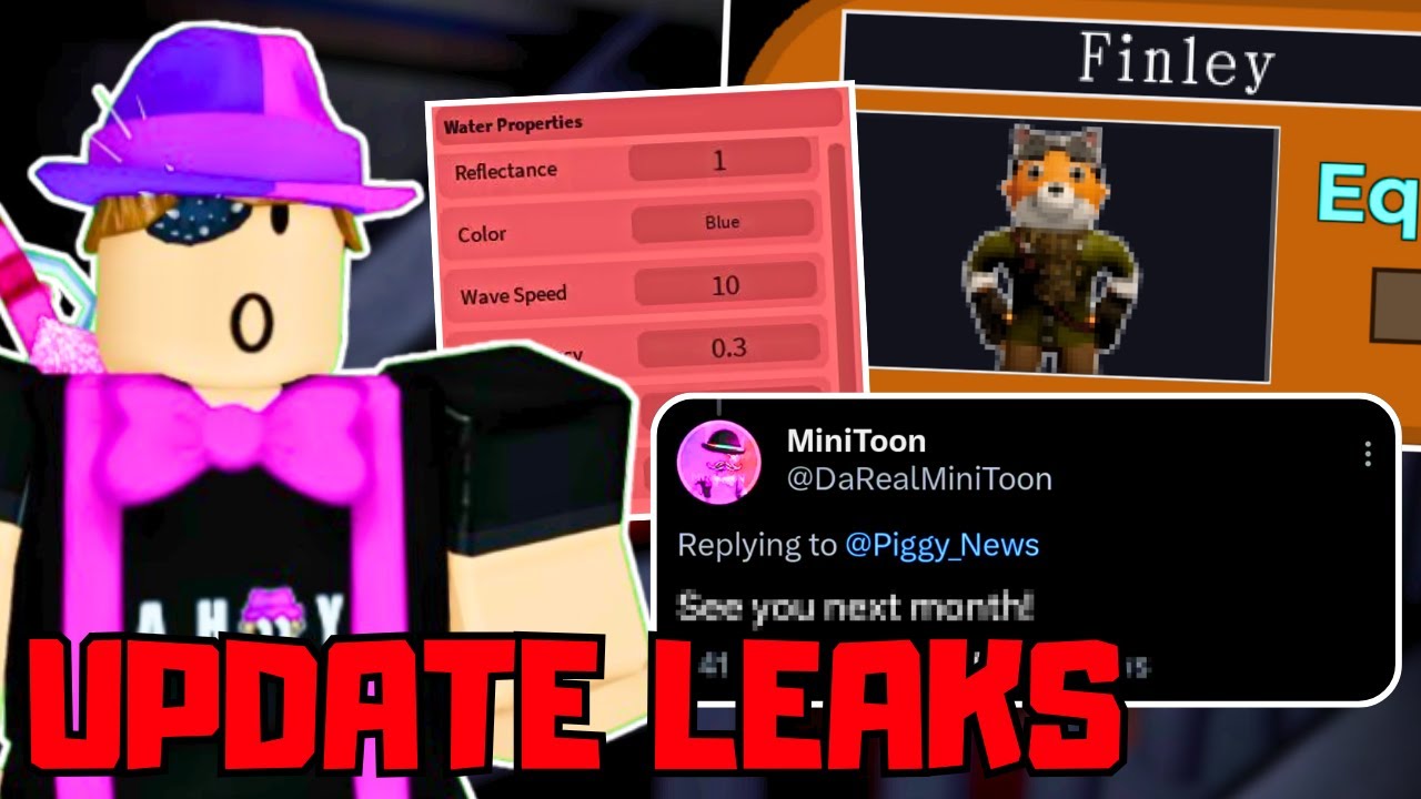 2 NEW PIGGY SKINS CANCELLED.. + NEW PIGGY UPDATE LEAKS + INTERCITY NEWS ...