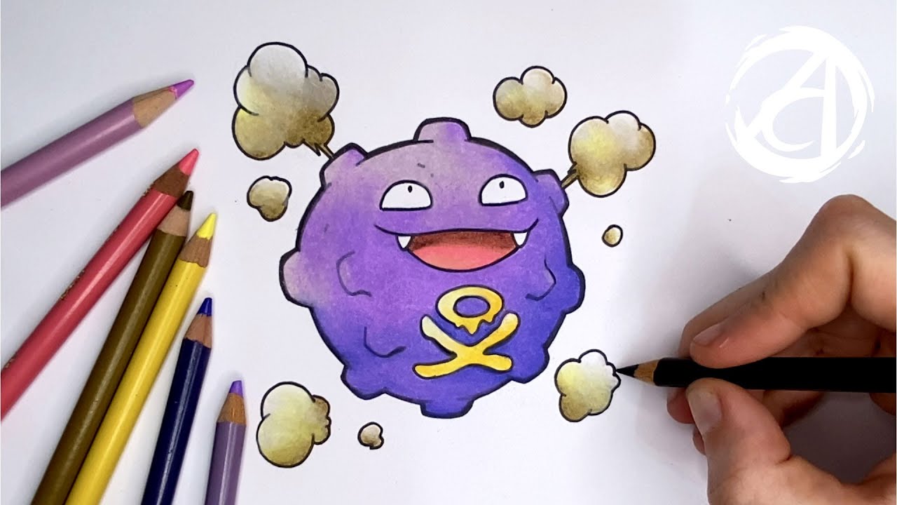 COMO DESENHAR O KOFFING (Pokémon) com a Dai Oliveira - YouTube