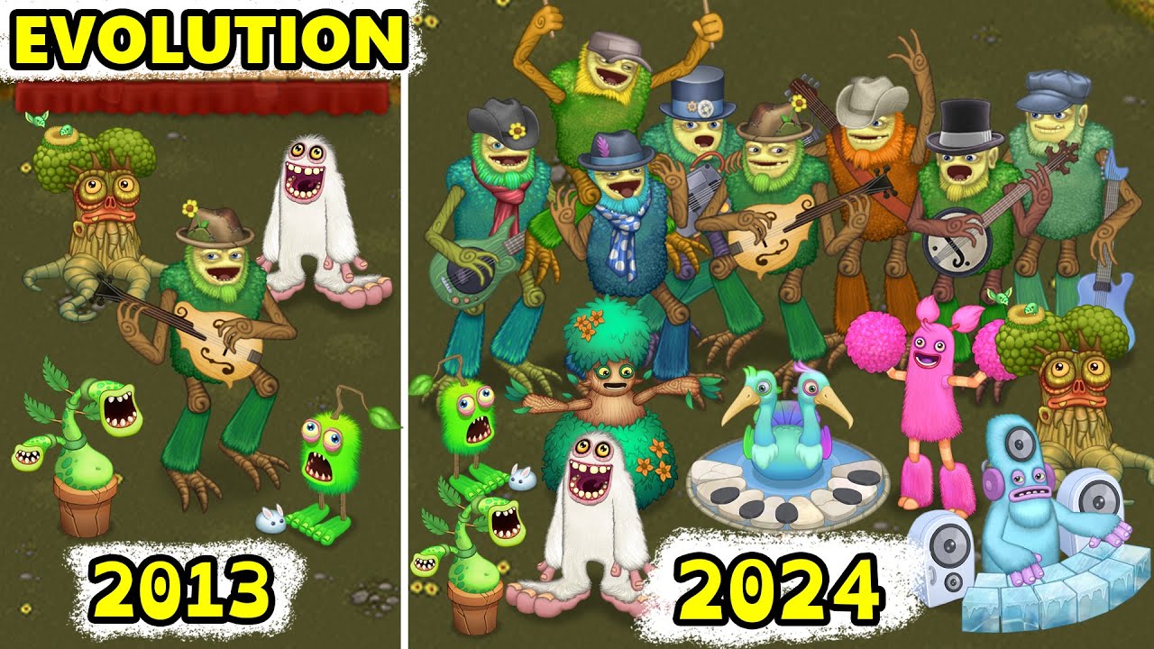 Shugabush Island Evolution (My Singing Monsters) - YouTube