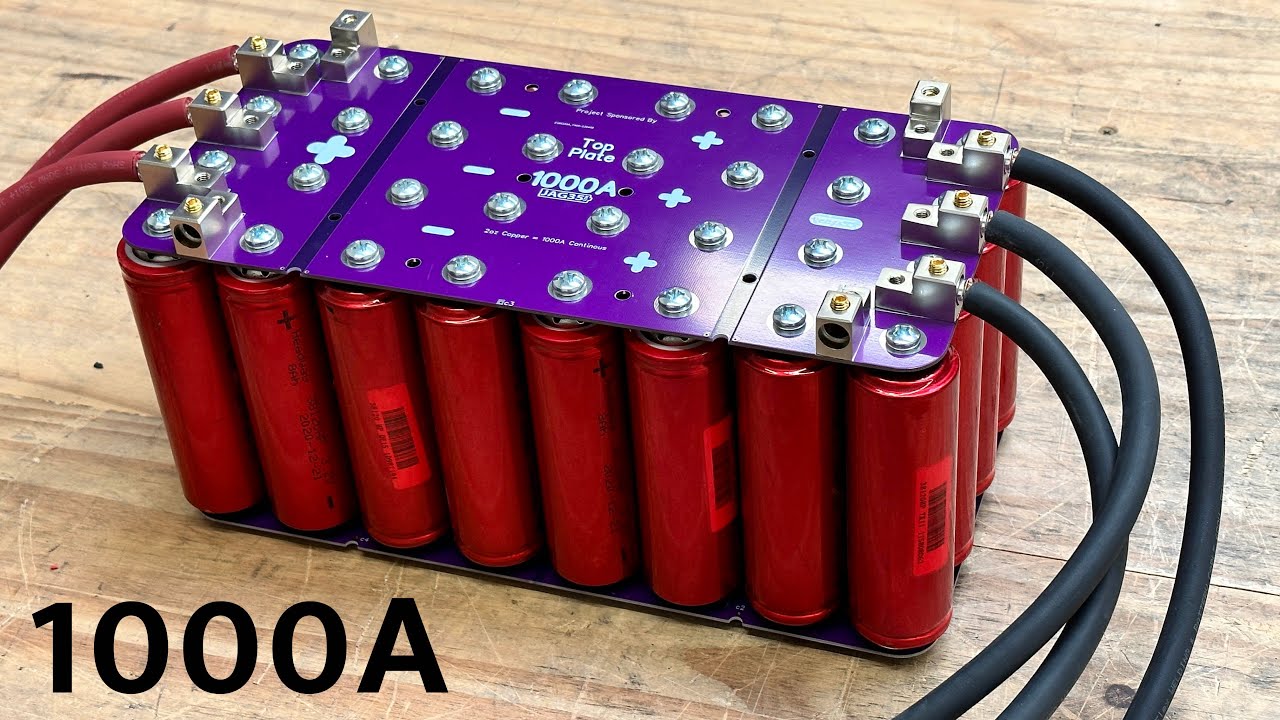 12v 1000A headway busbars - YouTube