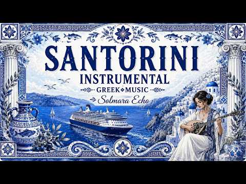 SANTORINI DREAMS ☀️  Relaxing Mediterranean Traditional Greek Music 🌴Oud & Bouzouki Relaxing Fusion