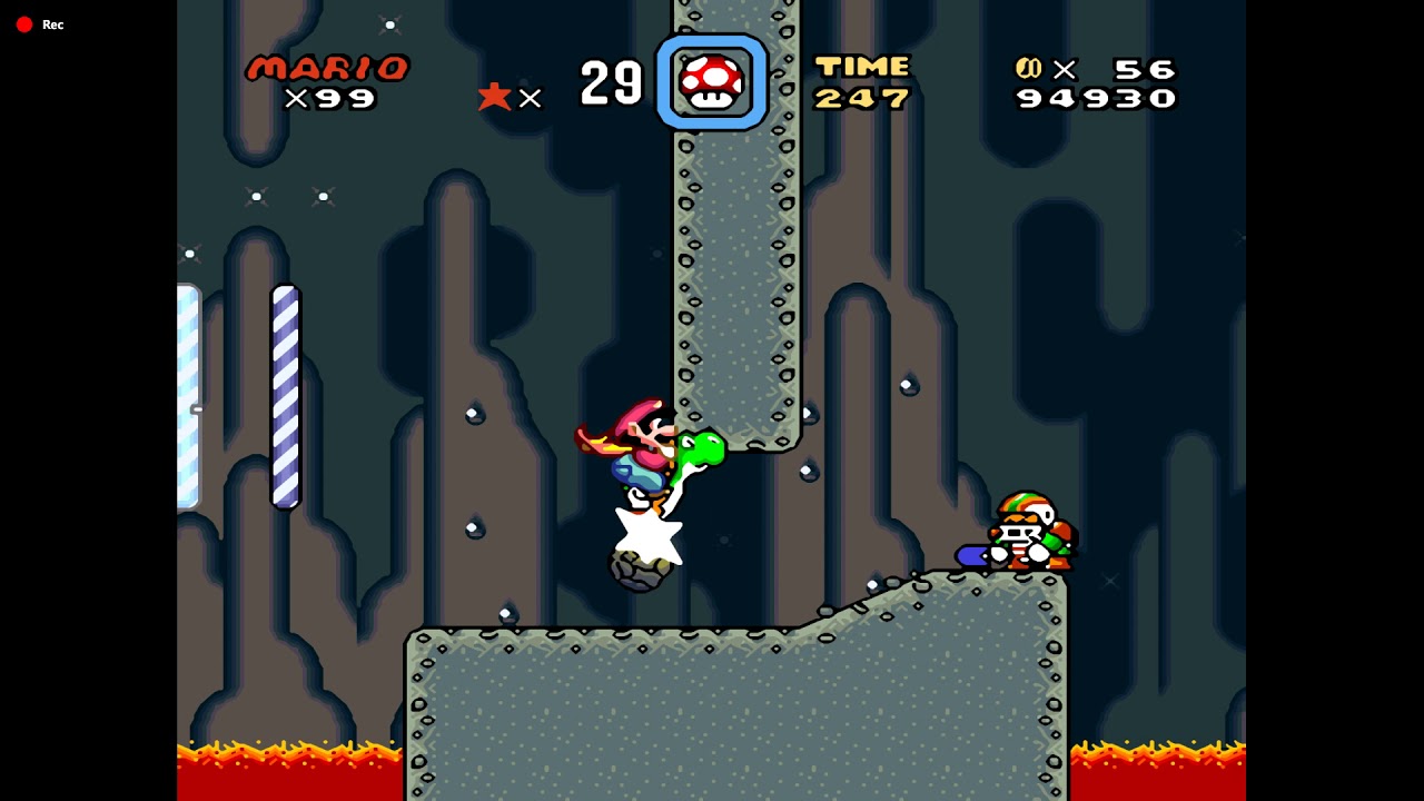 #076 Super Mario World – Valley of Bowser 4 KEY - YouTube