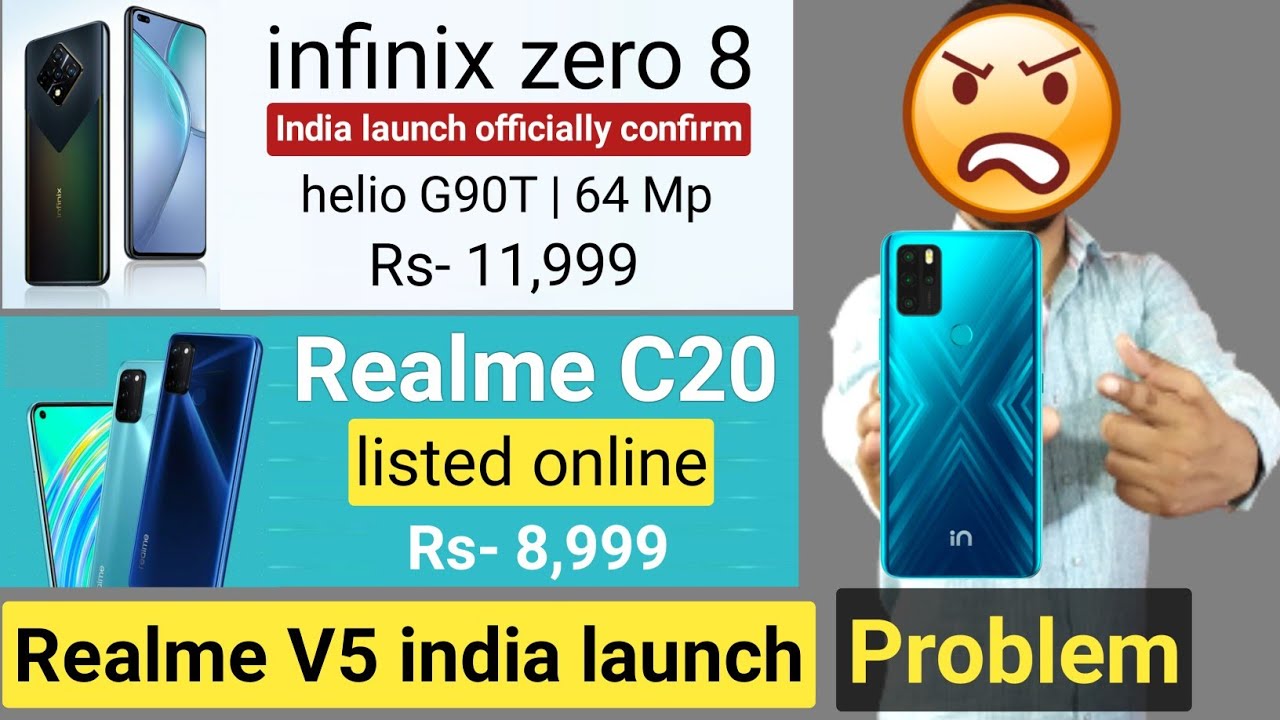 Micromax in problem, Realme C20 Listed online, infinix zero 8 india ...