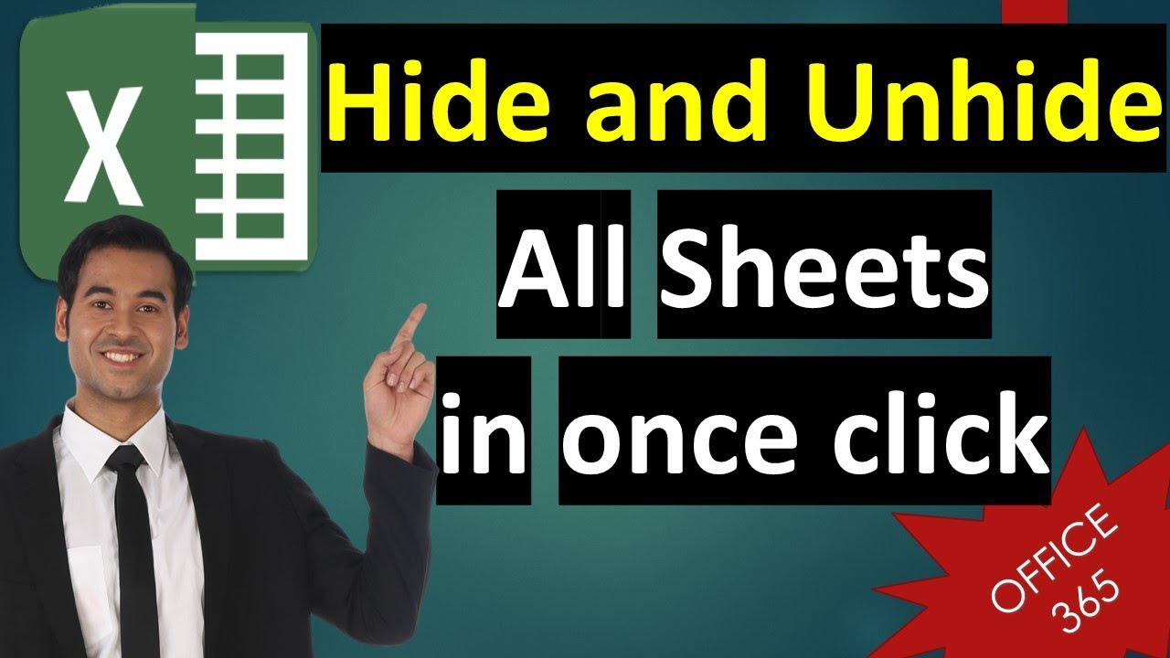 You Can Now Hide And UNHIDE All Excel Sheets In ONE GO V033 YouTube You Can Now Hide And UNHIDE All Excel Sheets In ONE GO V033 YouTube