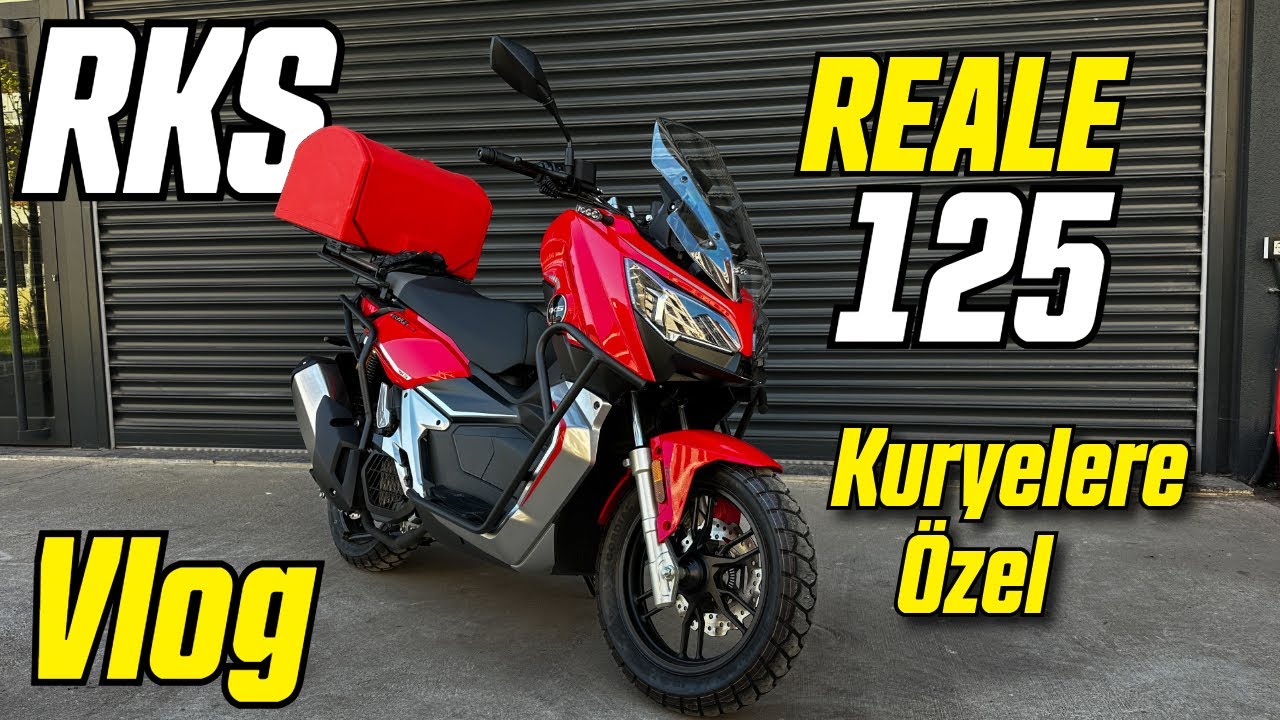 Kuryelere Özel / RKS Reale 125 / Çanta Demiri İşli - YouTube