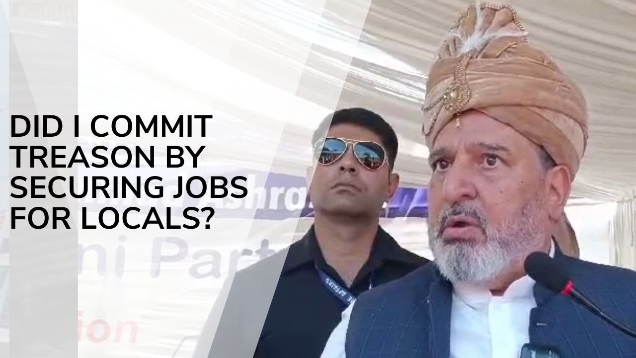 Did I Commit Treason By Securing Jobs For locals?: Altaf Bukhari - YouTube