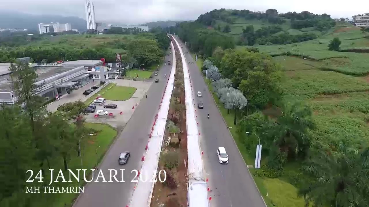 Progres update pelebaran jalan Sentul City || 24 Januari 2020 - YouTube