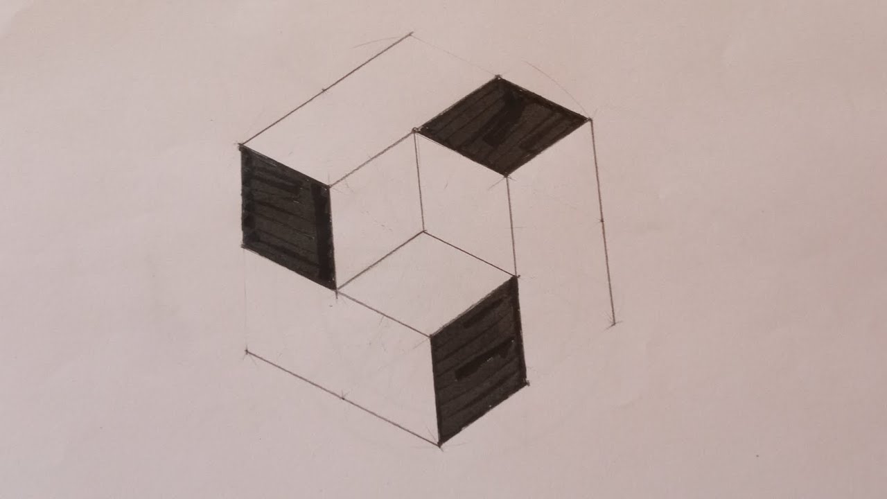 AMR 3D Diagram | Geometry Drawing | 17 #3ddrawing #3dart #drawing # ...