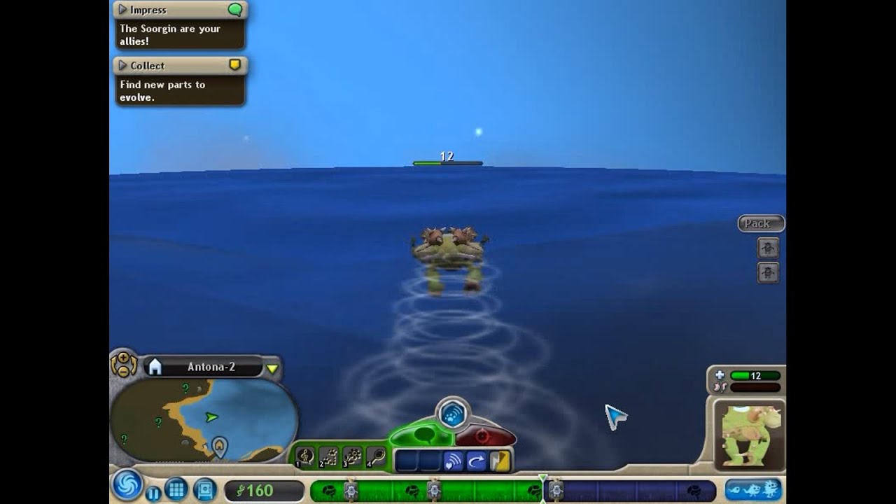 Spore Walkthrough - Part 7: The Sea Monster - YouTube
