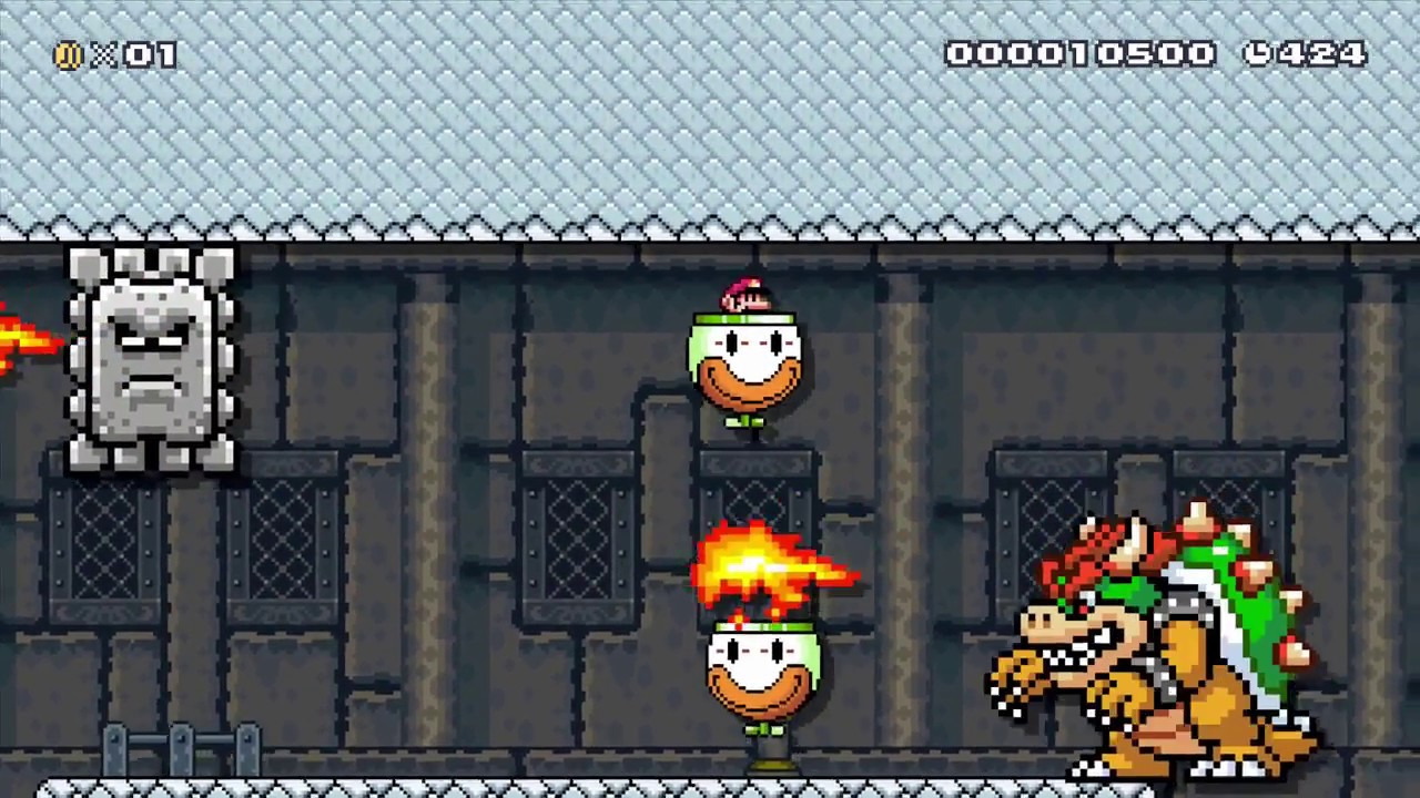 DOMTENDO - Disastrous Castle - SUPER MARIO MAKER Gameplay RAW - YouTube