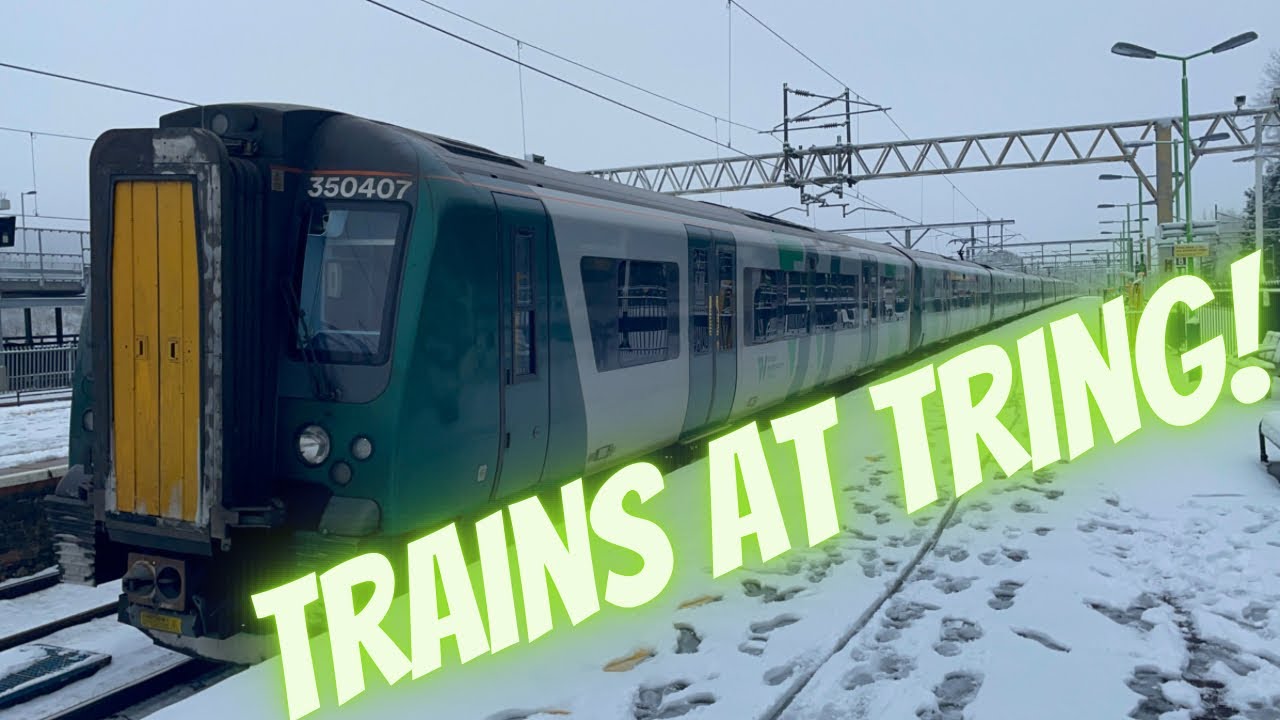 *Class 360 Drag* Tring Railway Station (TRI) (12/12/22) - YouTube