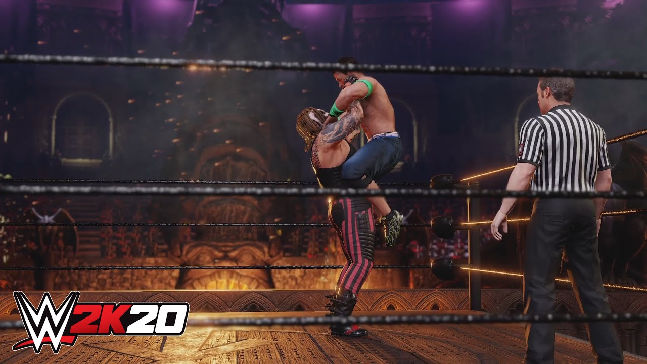 [WWE 2K20] John Cena vs. "The Fiend" Bray Wyatt - YouTube