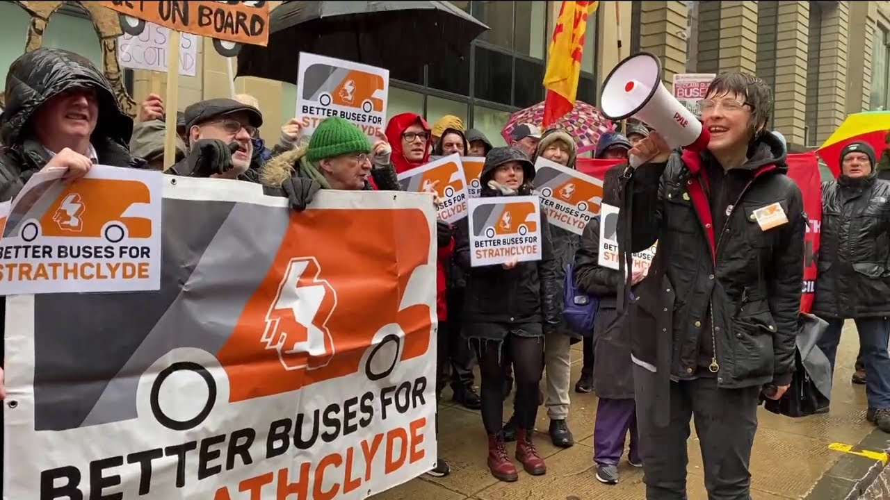 SPT bus franchising decision on STV News - YouTube