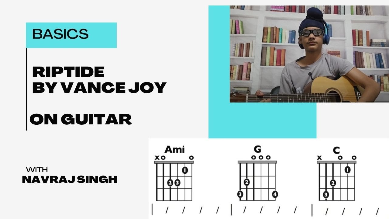How to play Riptide by Vance Joy on the guitar for beginners. - YouTube
