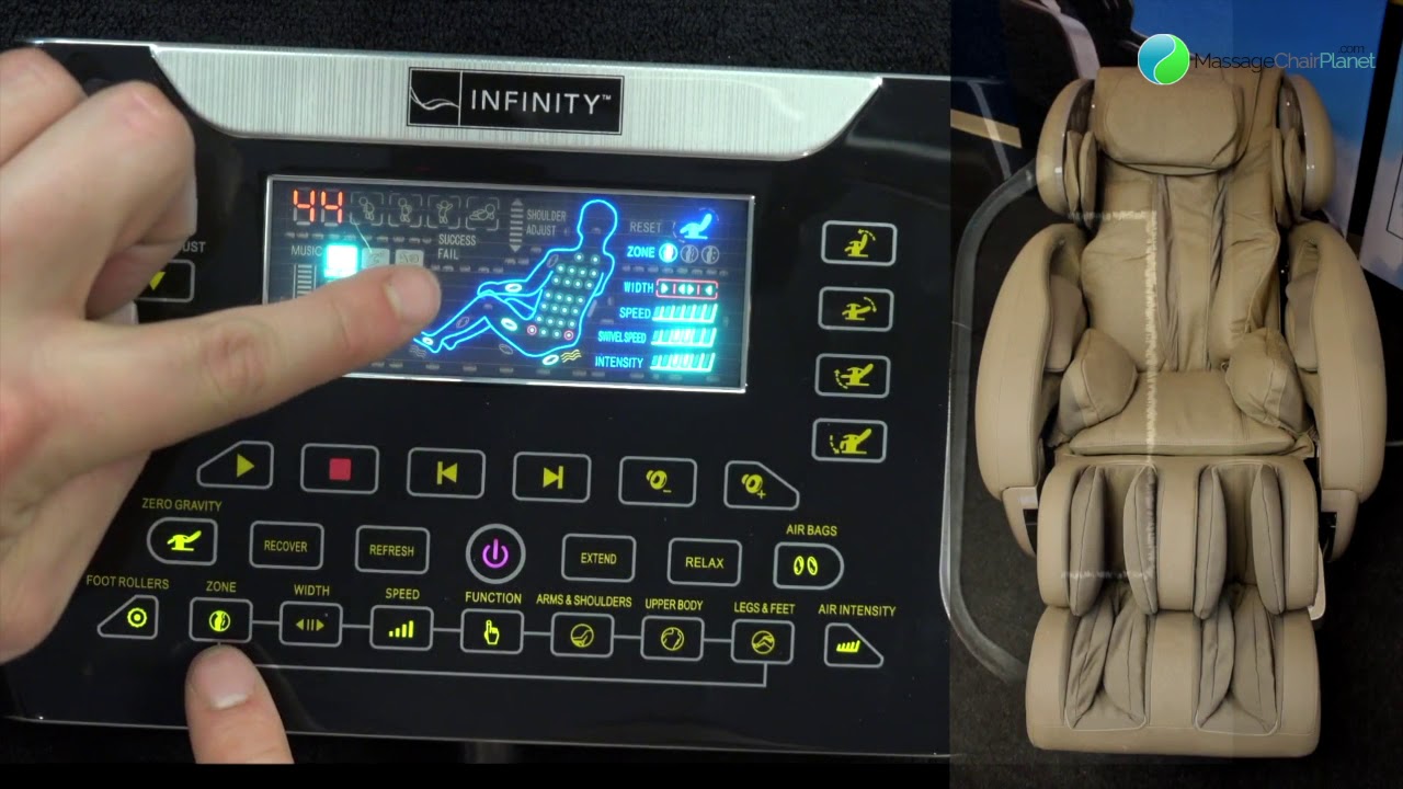 Infinity IT 8500 Massage Chair Remote Tutorial | Massage Chair Planet ...