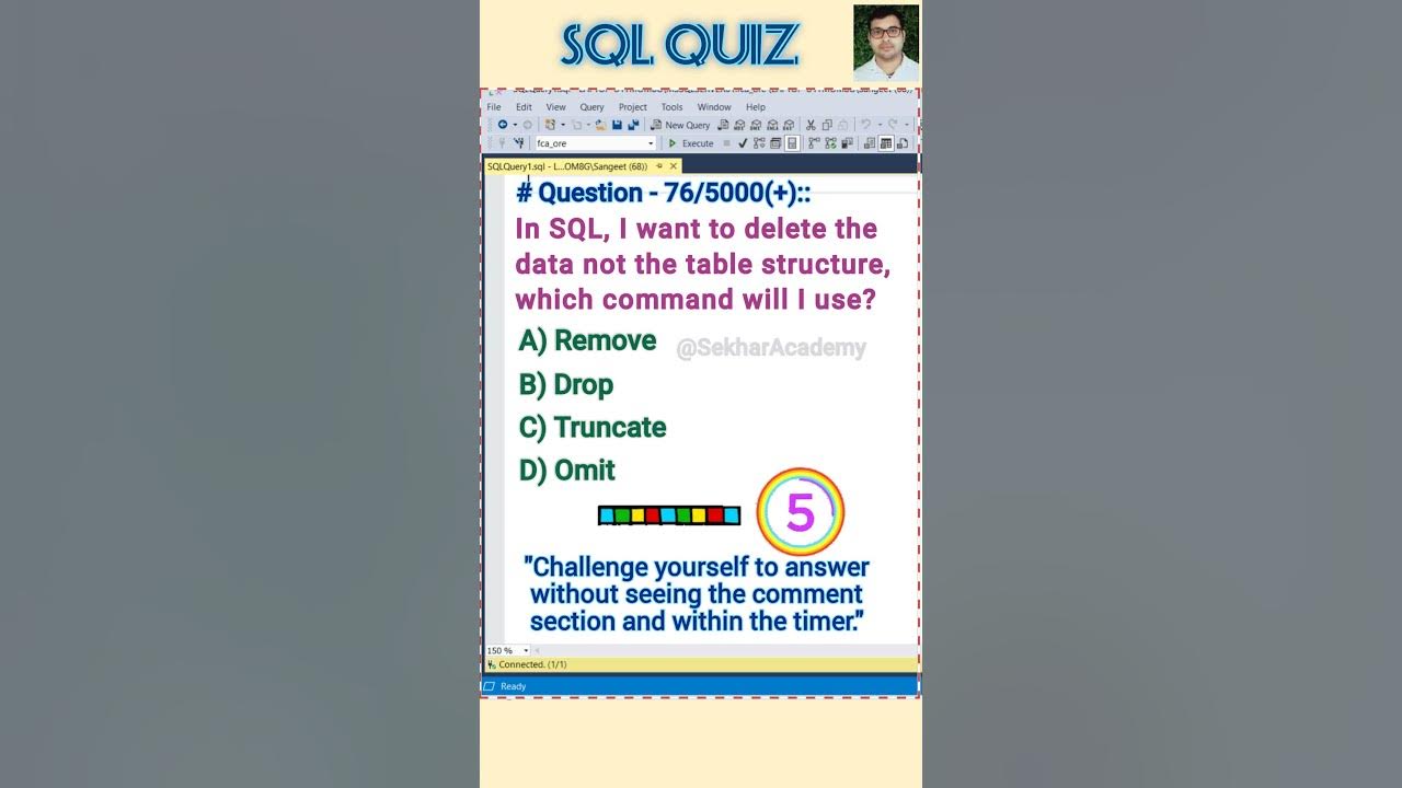 SQL Quiz 76 || #sql #mysql #interview #mcq #shorts #viralvideo #reels #databasequiz ...