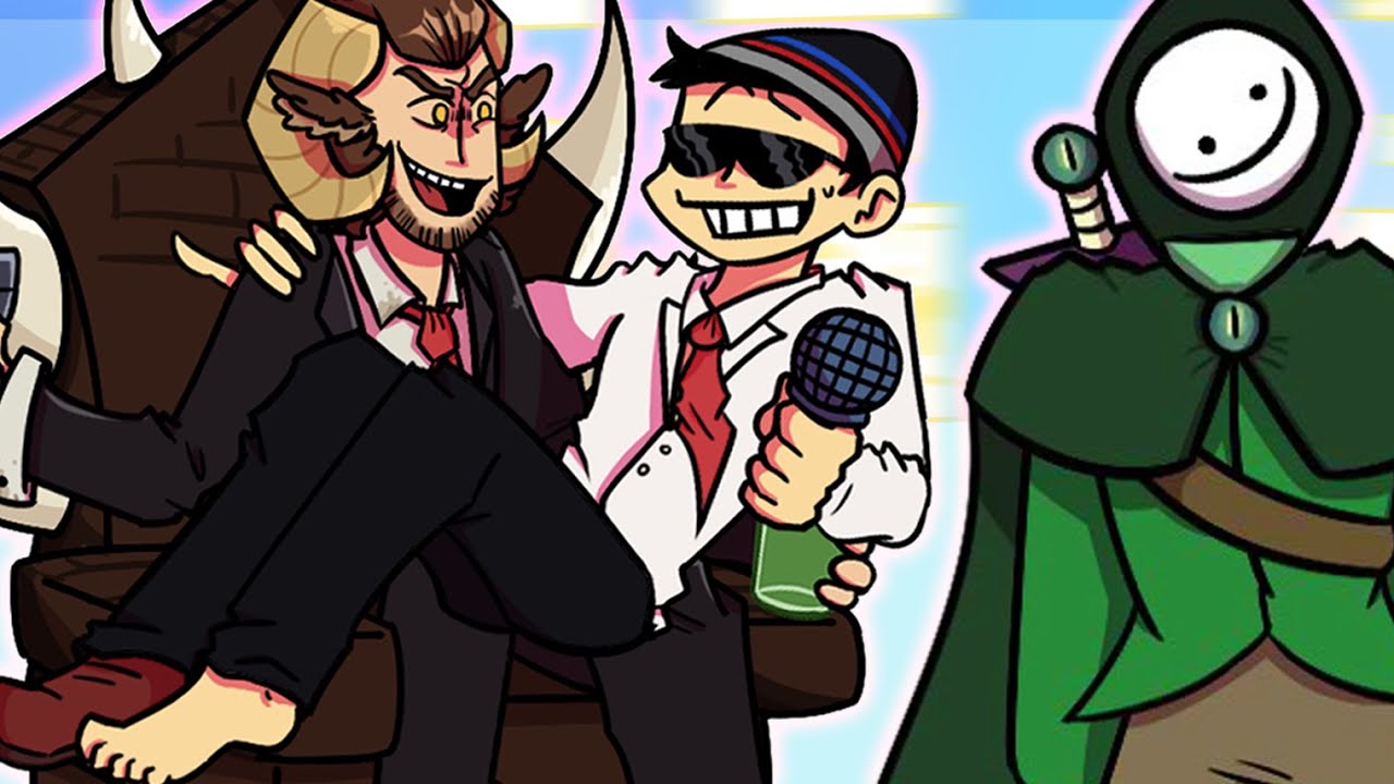 Dream SMP Friday Night Funkin (Dream + Quackity / Jschlatt) Week 5 ...