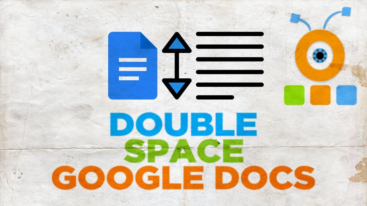 How to Double Space in Google Docs - YouTube