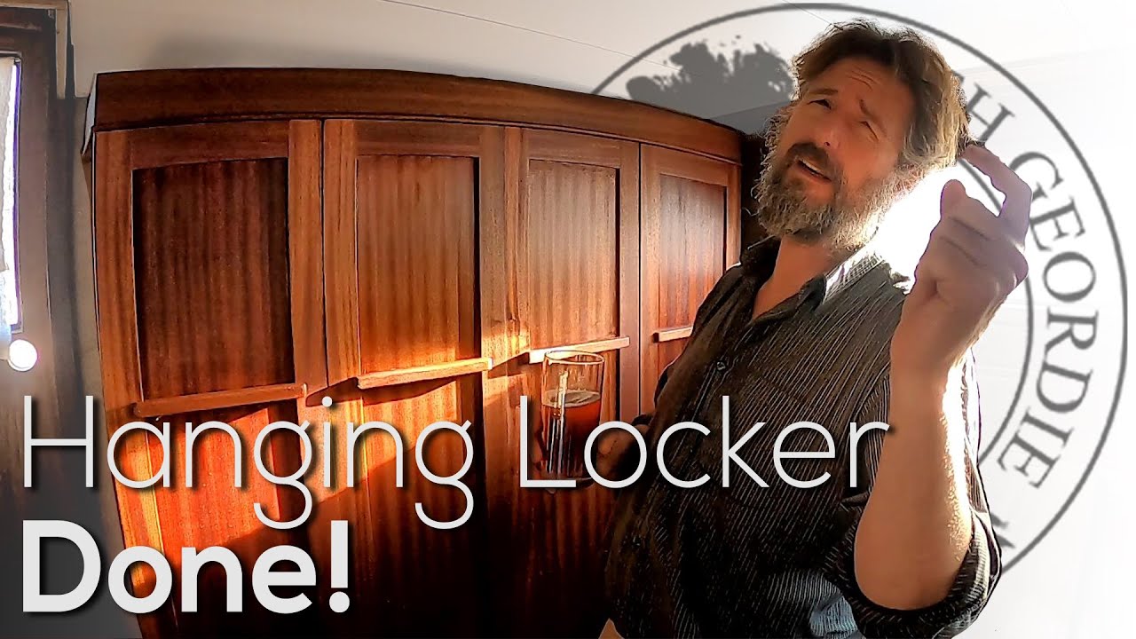 Ep 153 - Hanging locker done! - Wooden Boat Restoration - Travels With ...